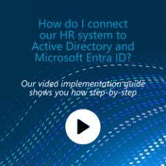 HR-driven provisioning for hybrid AD: video implementation guide
